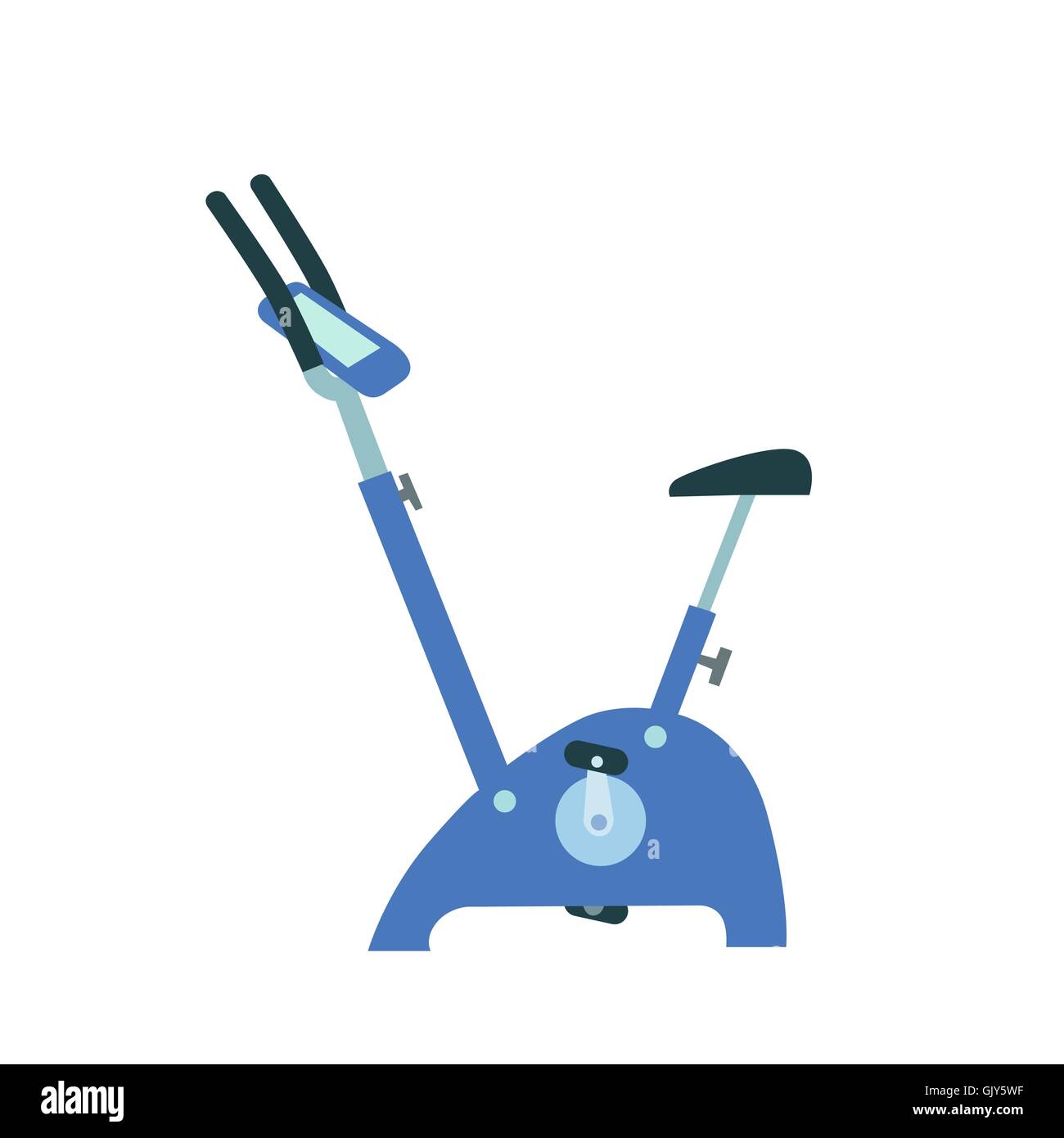 Exercise bike gymnastics Stock Vector Images - Alamy