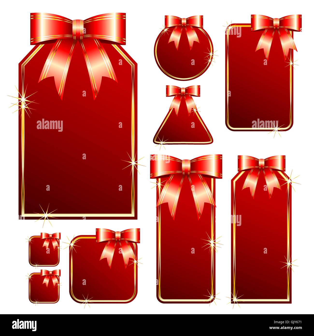 Set vintage paper tags Stock Vector Images - Alamy