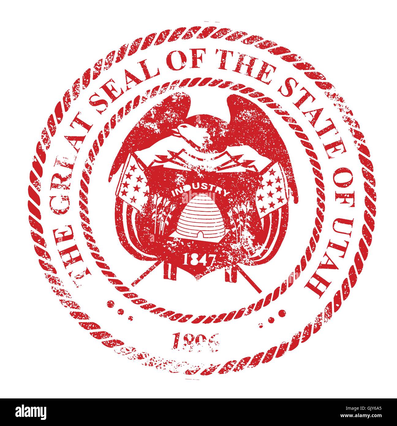 Seal of the utah hi-res stock photography and images - Alamy