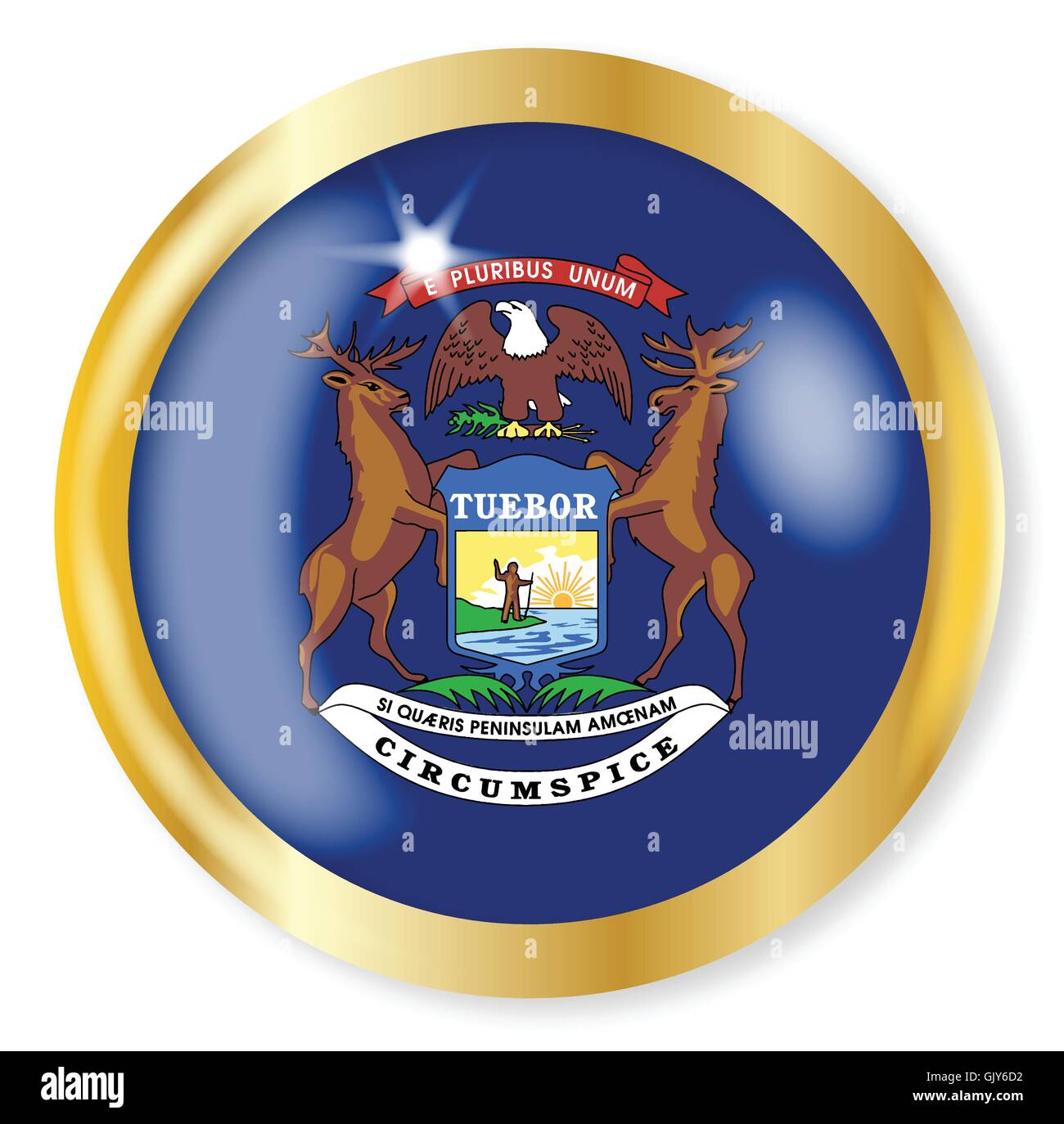 Michigan flag background hi-res stock photography and images - Alamy