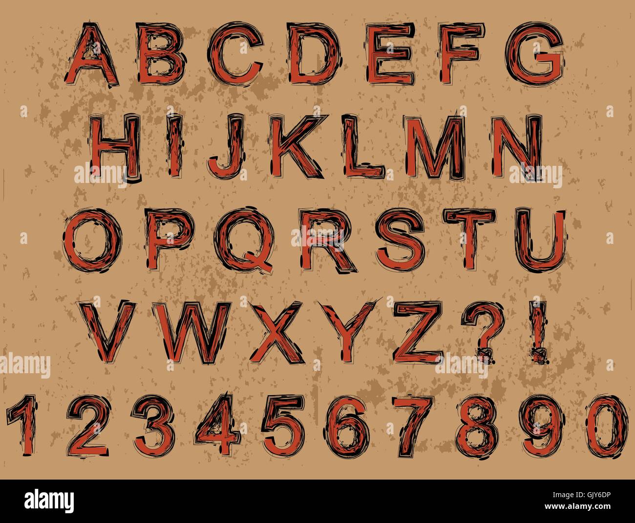 Beige font hi-res stock photography and images - Alamy