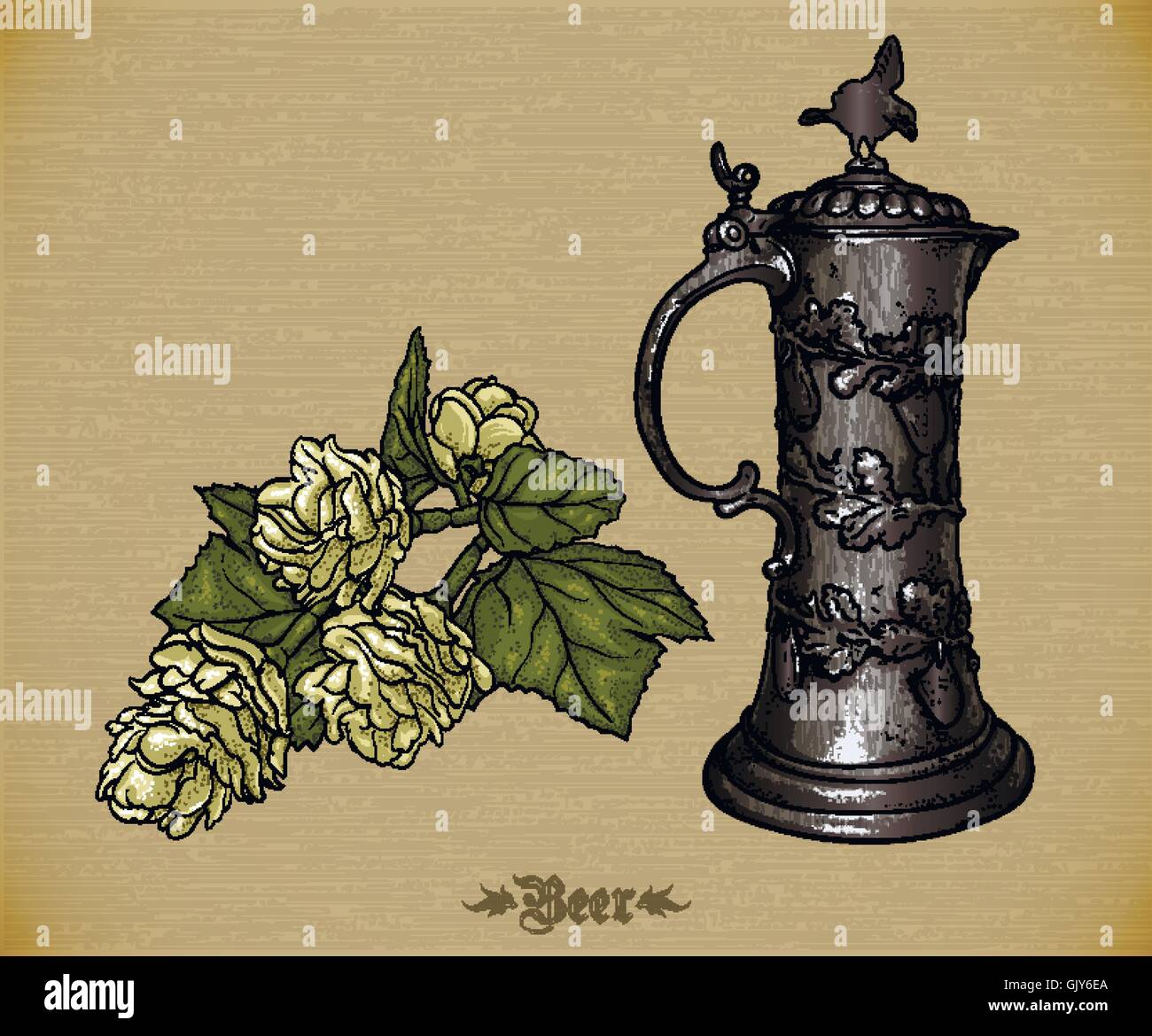 Cool beer Stock Vector Images - Alamy