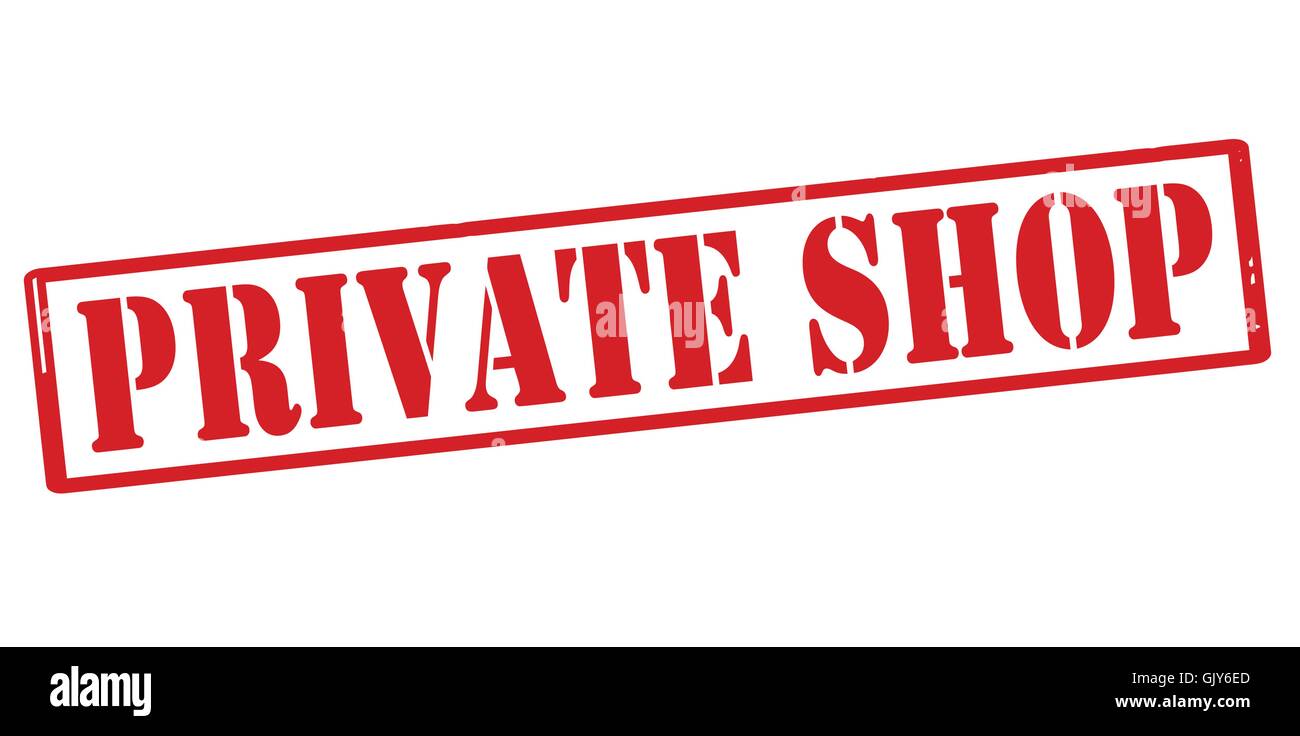Store private Stock Vector Images - Alamy