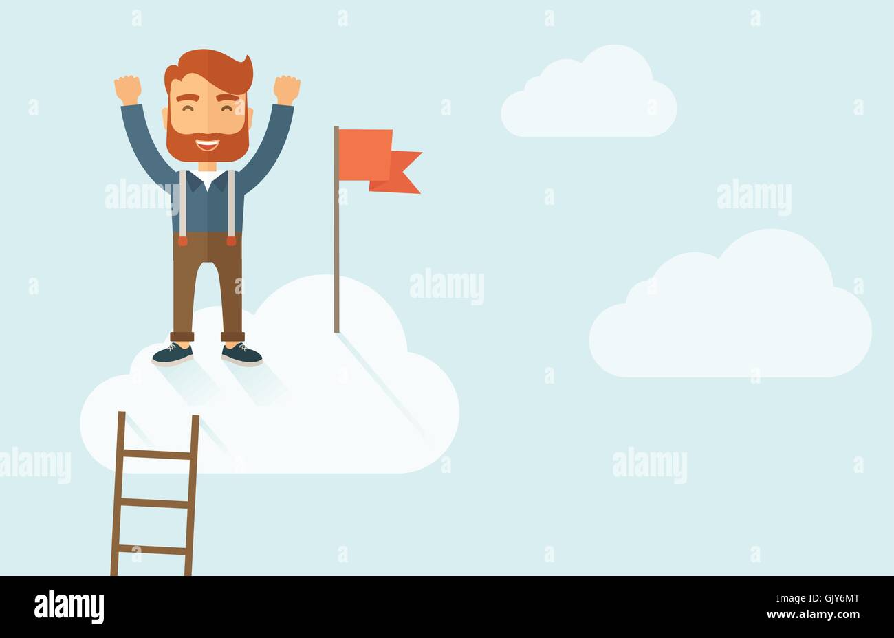 Successful guy Stock Vector Images - Alamy