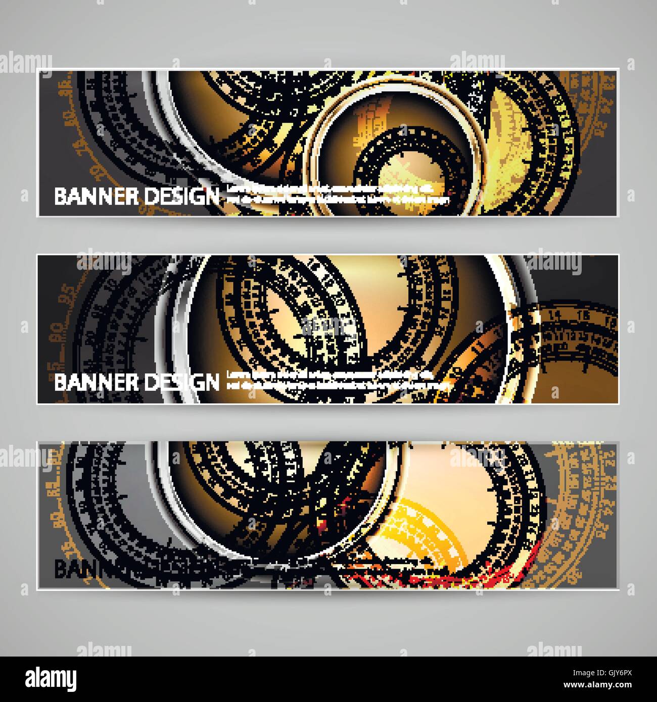 Second banner Stock Vector Images - Alamy