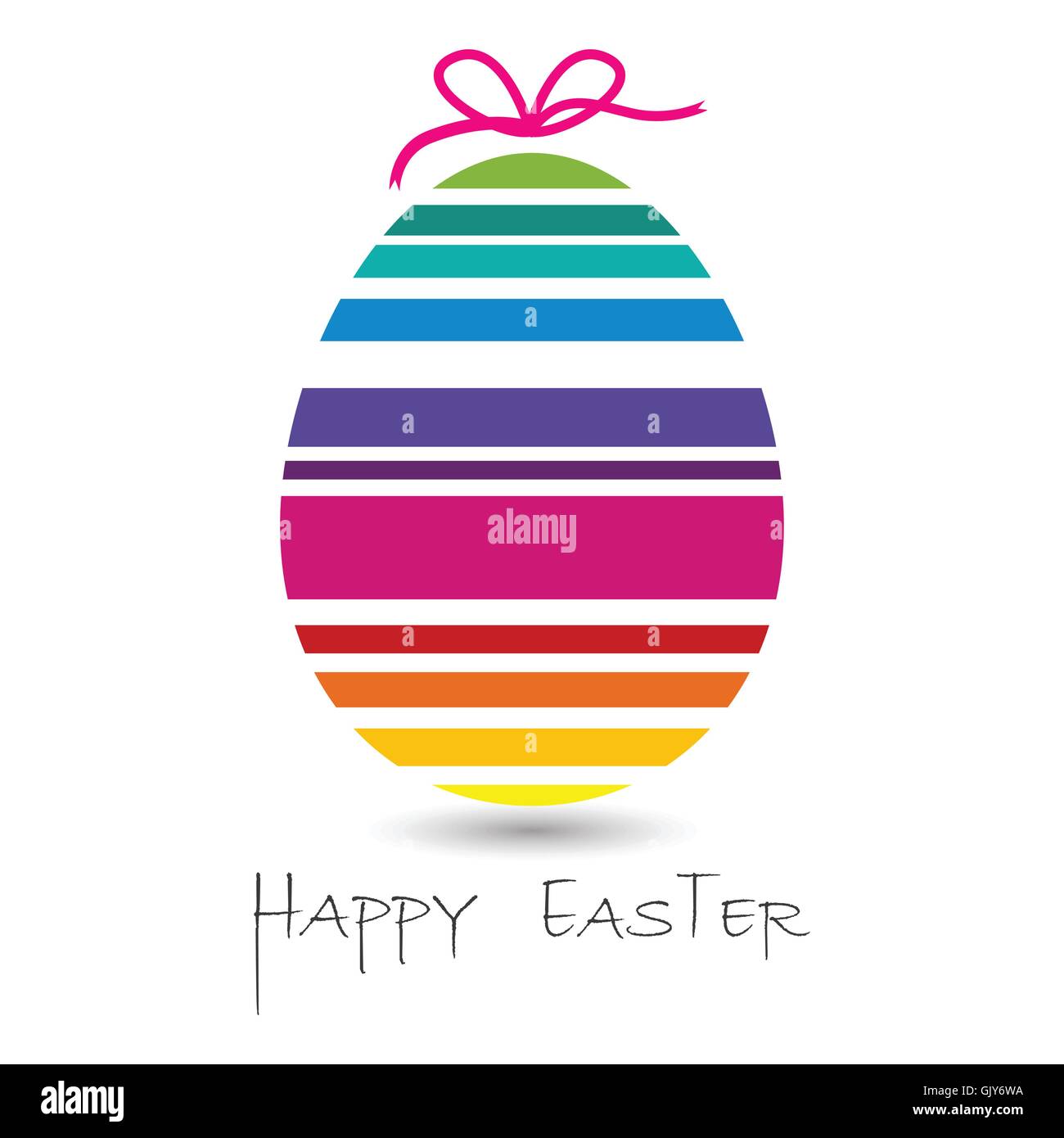 Easter greeting card cute Stock Vector Images - Alamy