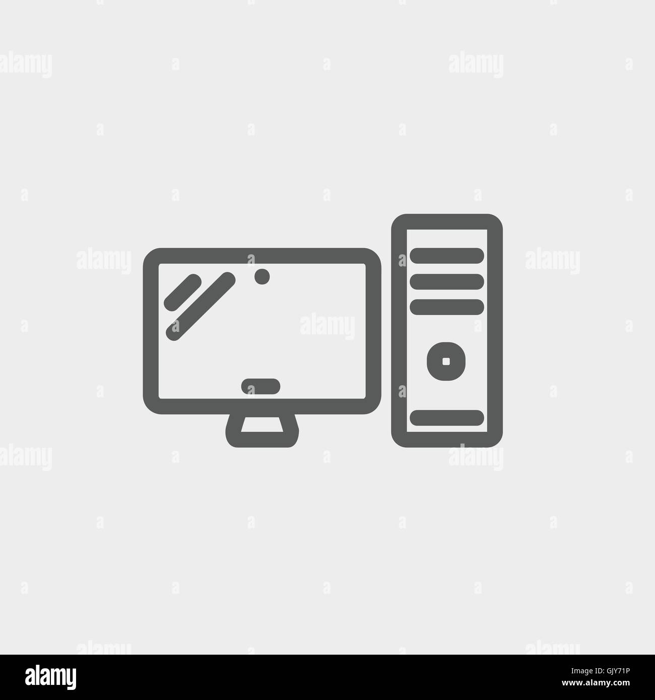 Computer system Stock Vector Images - Alamy