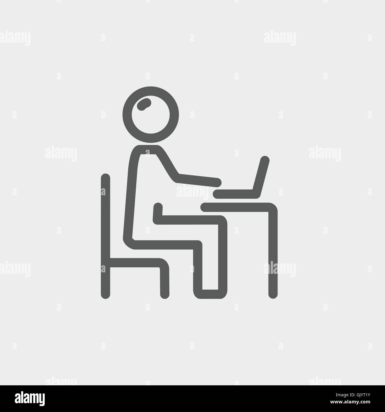 Line man hand bag Black and White Stock Photos & Images - Alamy