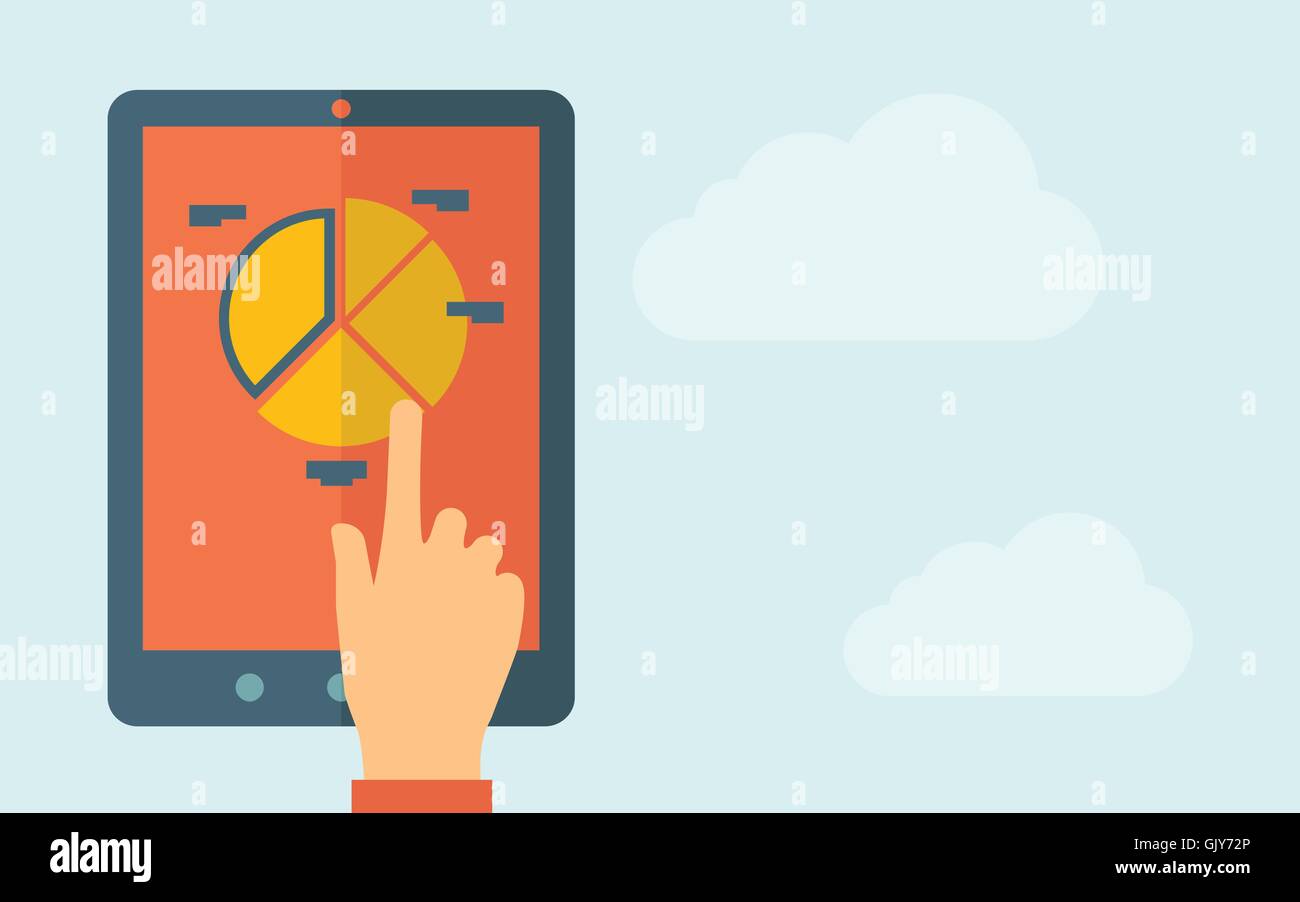 Modern pie chart Stock Vector Images - Alamy