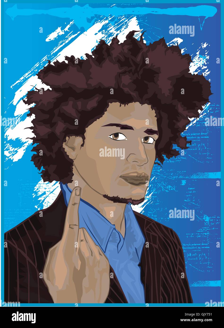 African american employee Stock Vector Images - Alamy