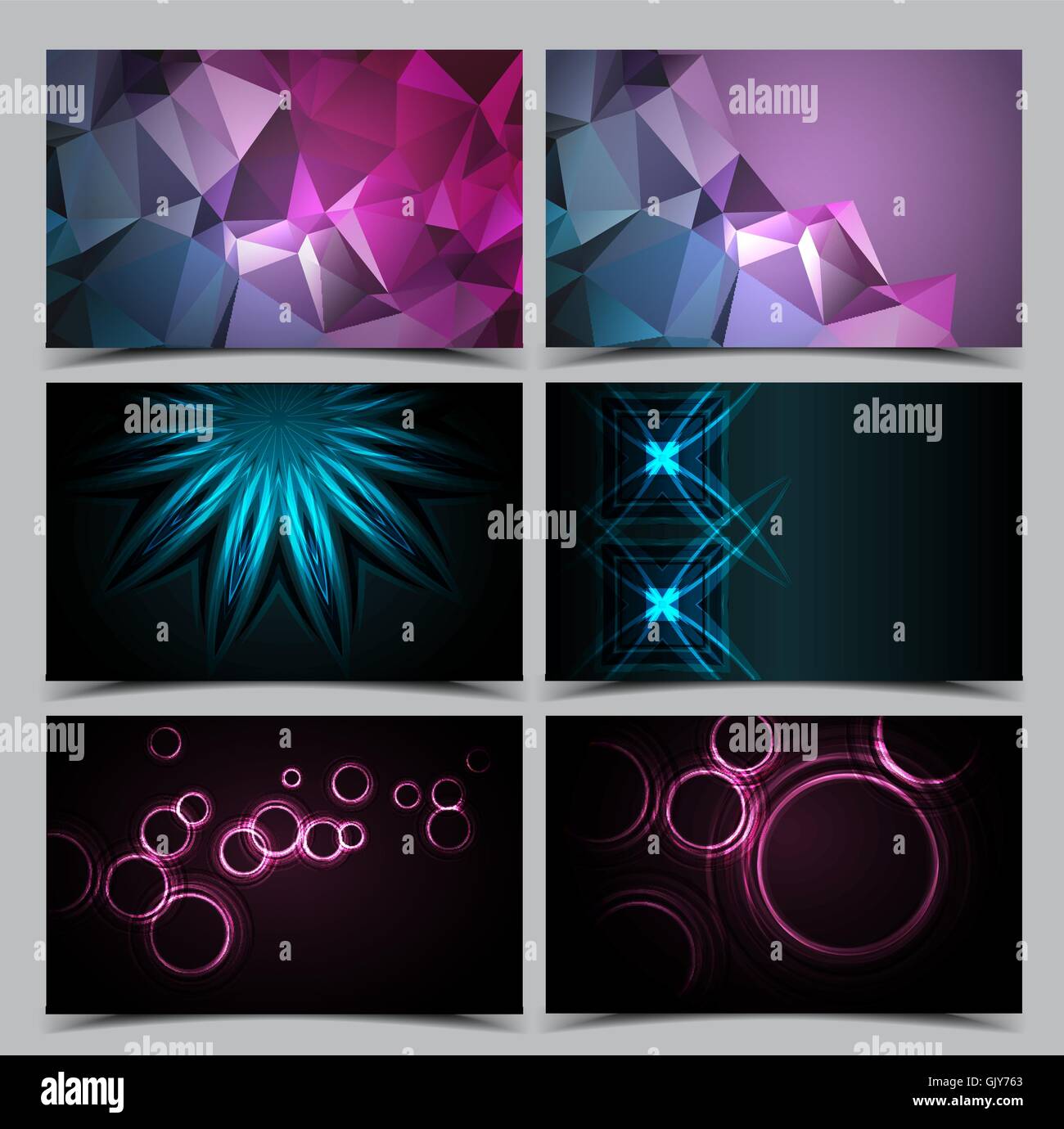 Abstract rainbow circle card vector Stock Vector Images - Alamy