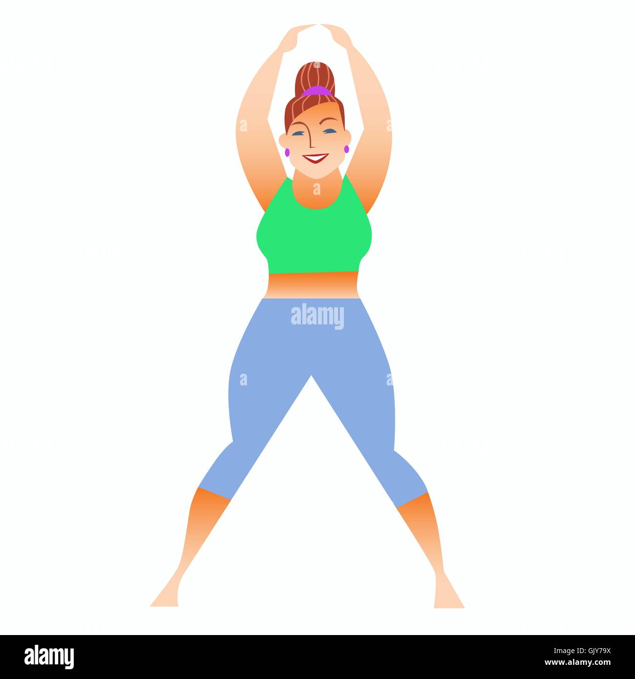 Hispanic american woman Stock Vector Images - Alamy