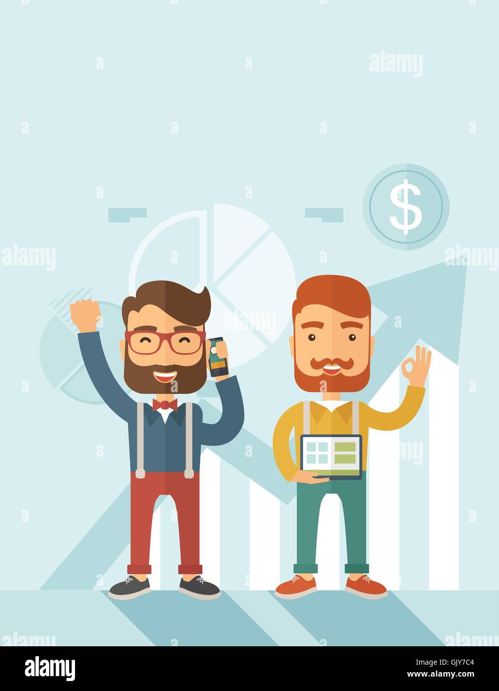 Outstanding employees received a certificate Stock Vector Image & Art ...