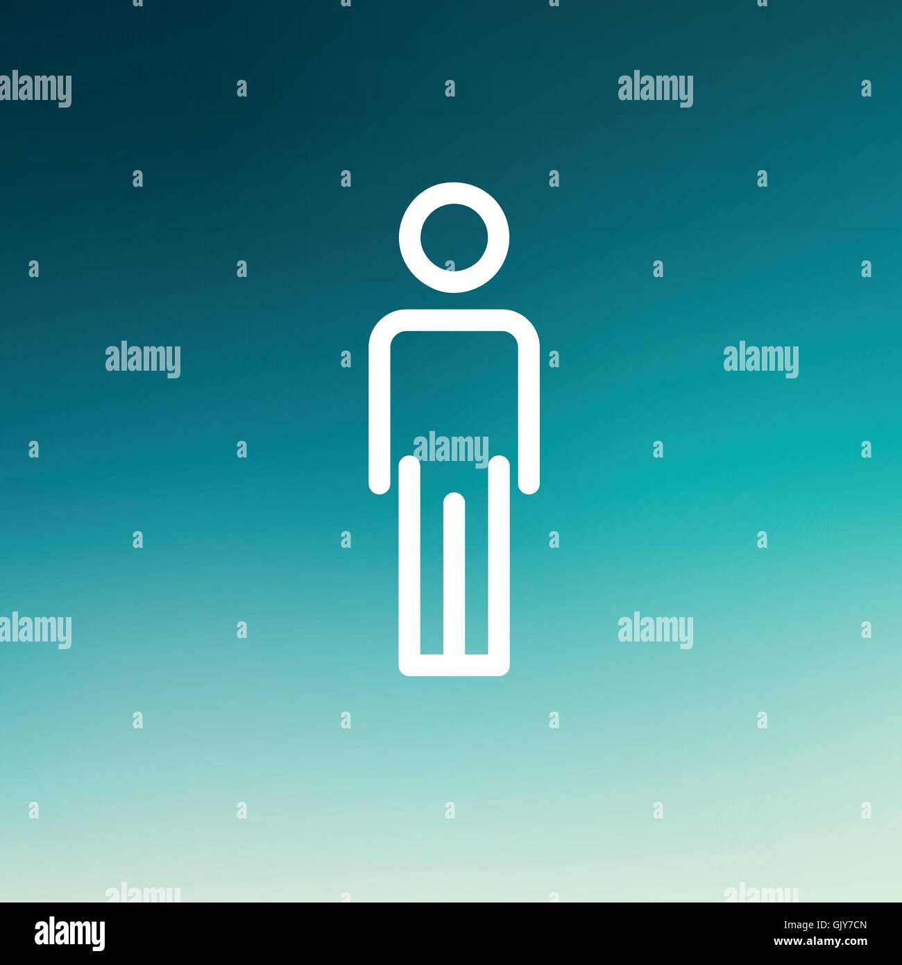 Human resource icon linear Stock Vector Images - Alamy