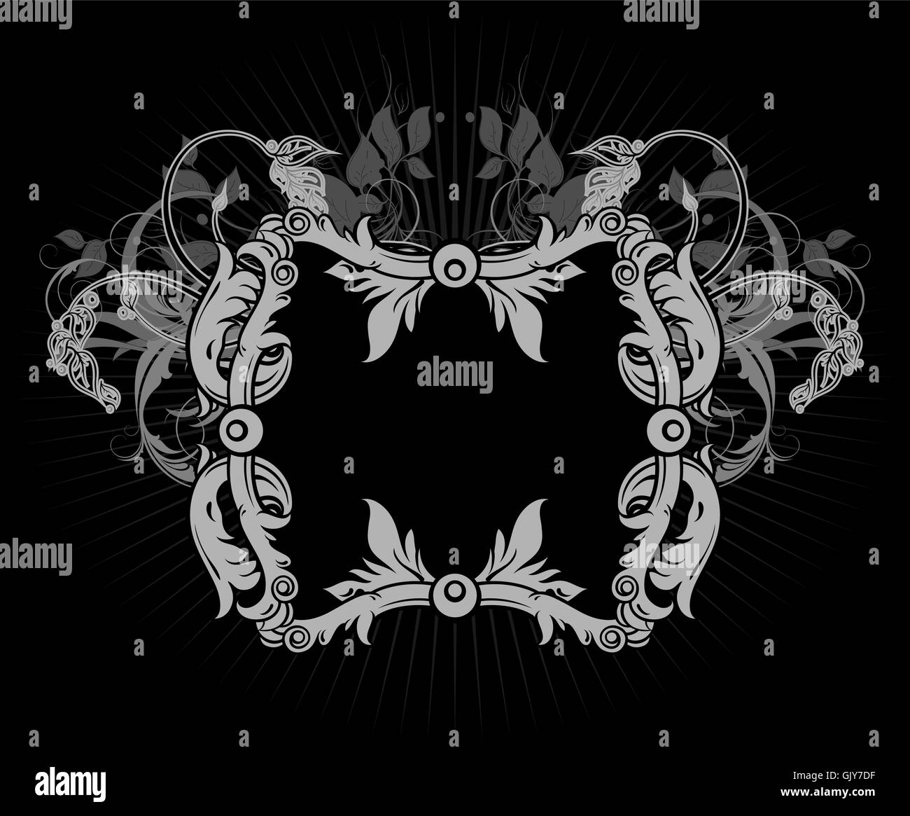 Victorian shield Black and White Stock Photos & Images - Alamy