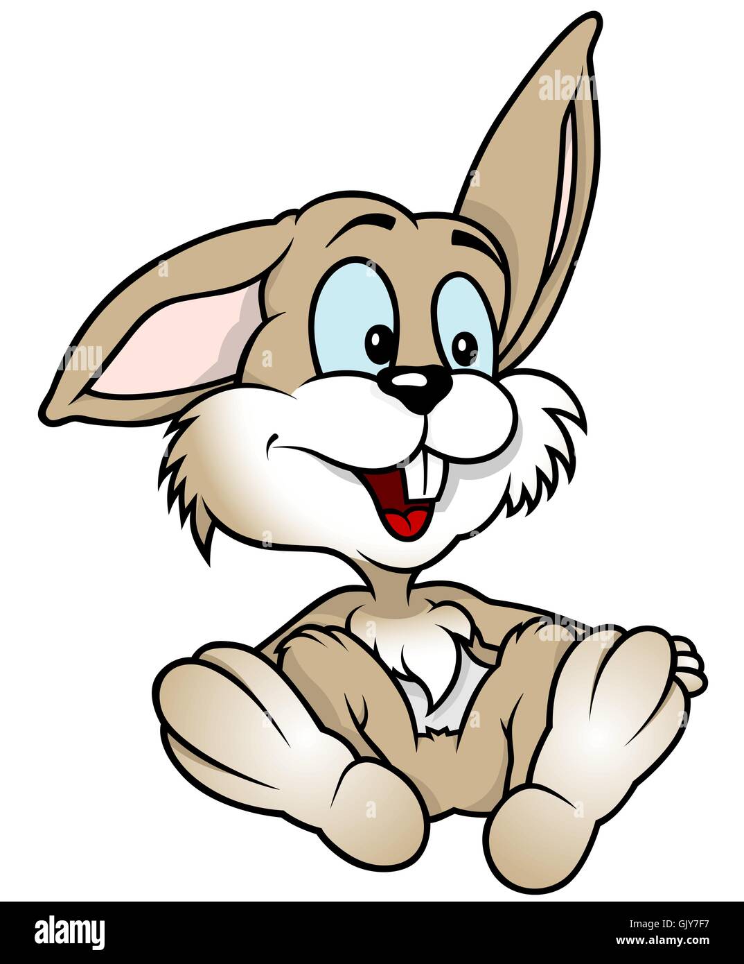 Hare sitting Stock Vector Images - Alamy