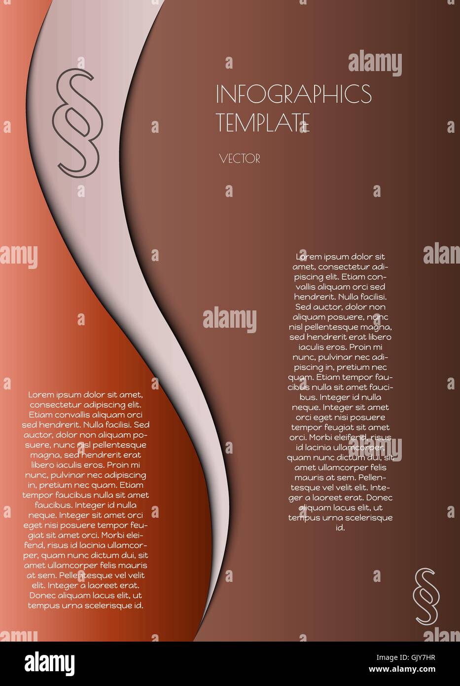 infographics with paragraph symbol Stock Vector Image & Art - Alamy