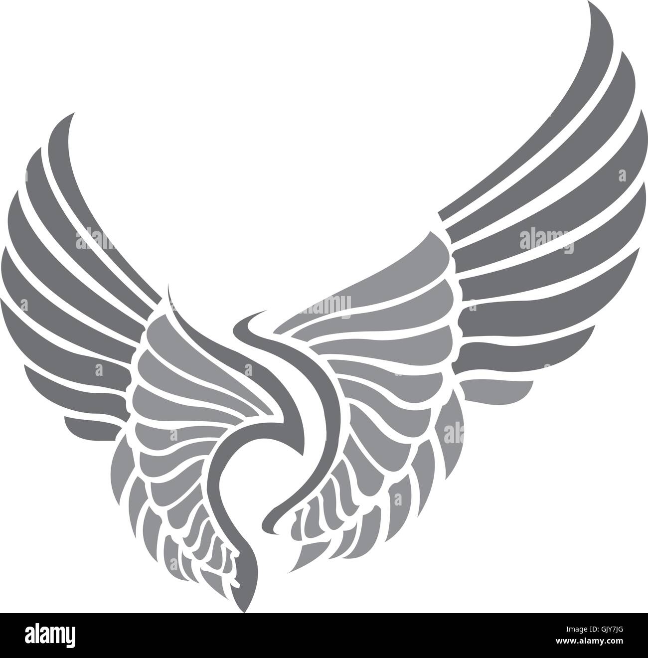 Angel wings Stock Vector Images - Alamy
