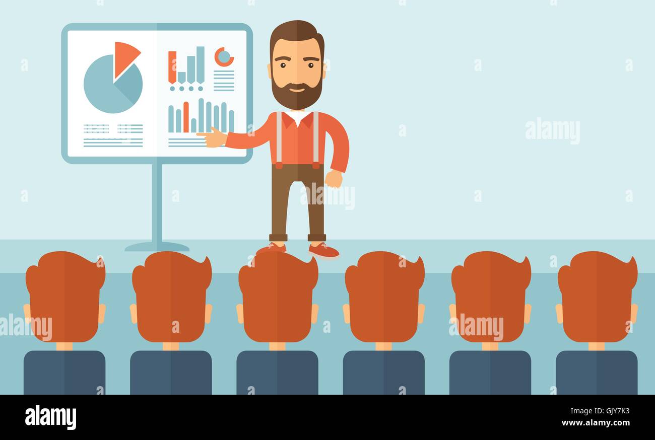 Staff presentation Stock Vector Images - Alamy