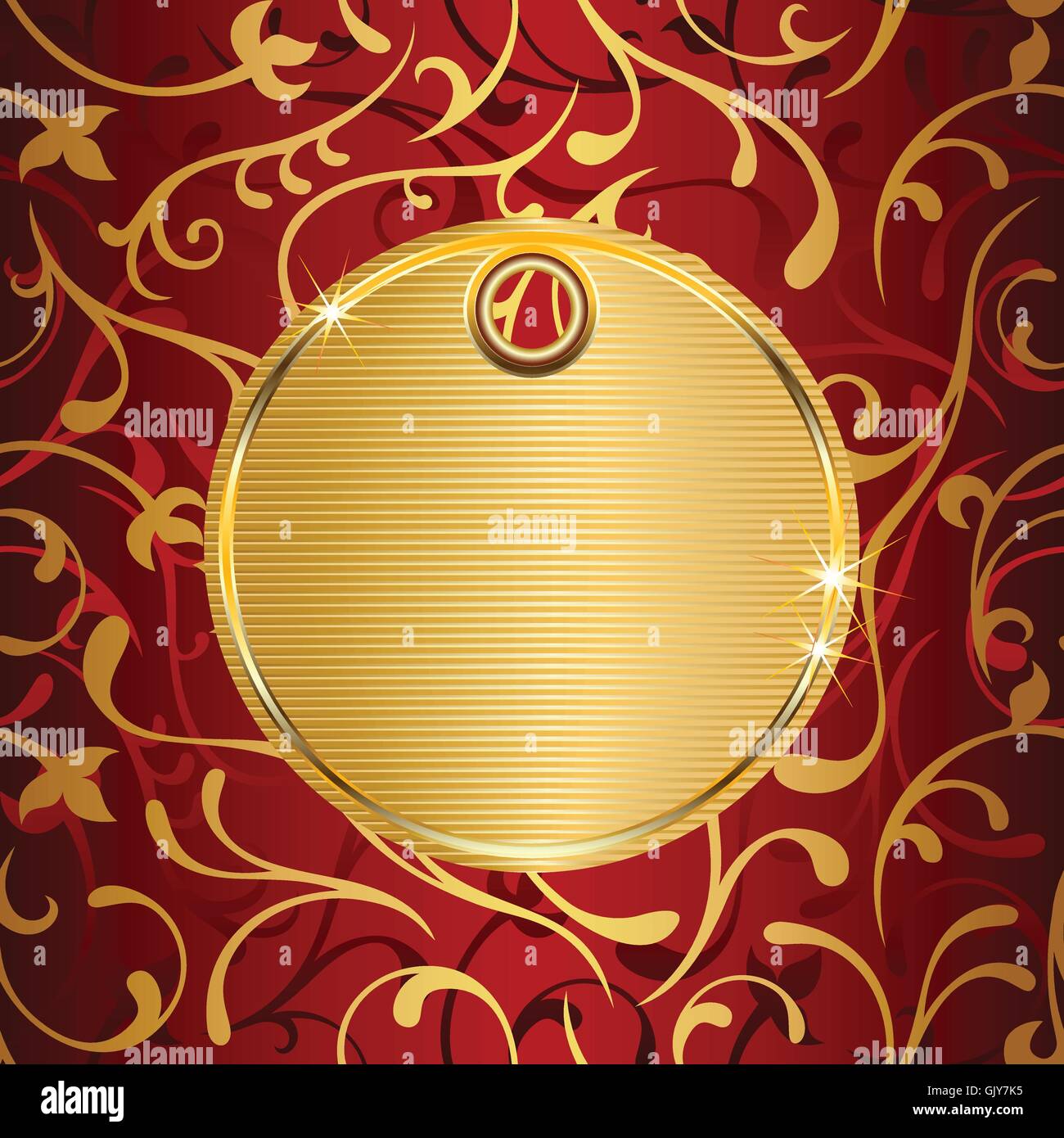 Golden tag Stock Vector Images - Alamy