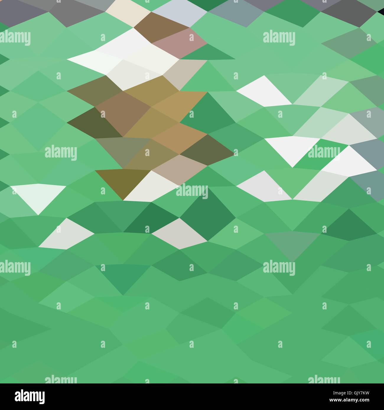 Emerald Green Abstract Low Polygon Background Stock Vector Image & Art ...