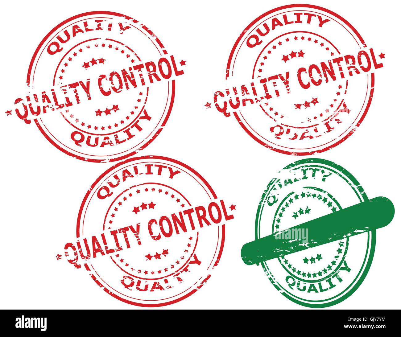 Control stamps Stock Vector Images - Alamy