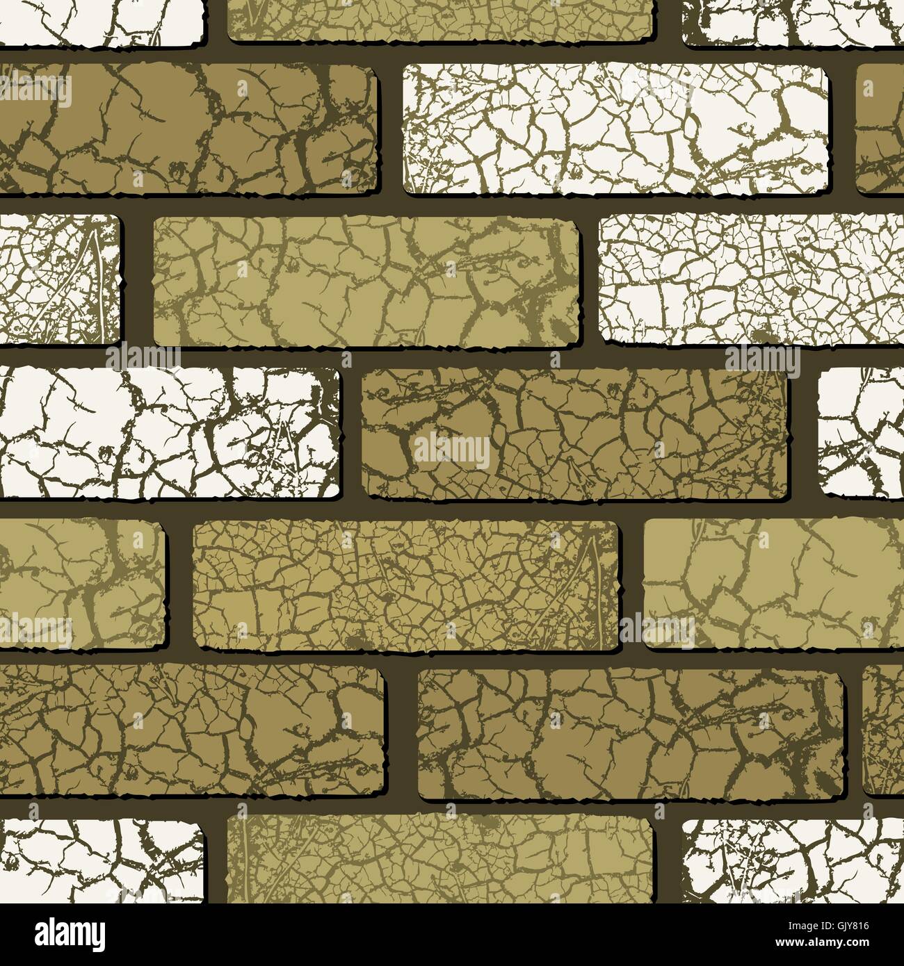 Beige brick wall texture Stock Vector Images - Alamy