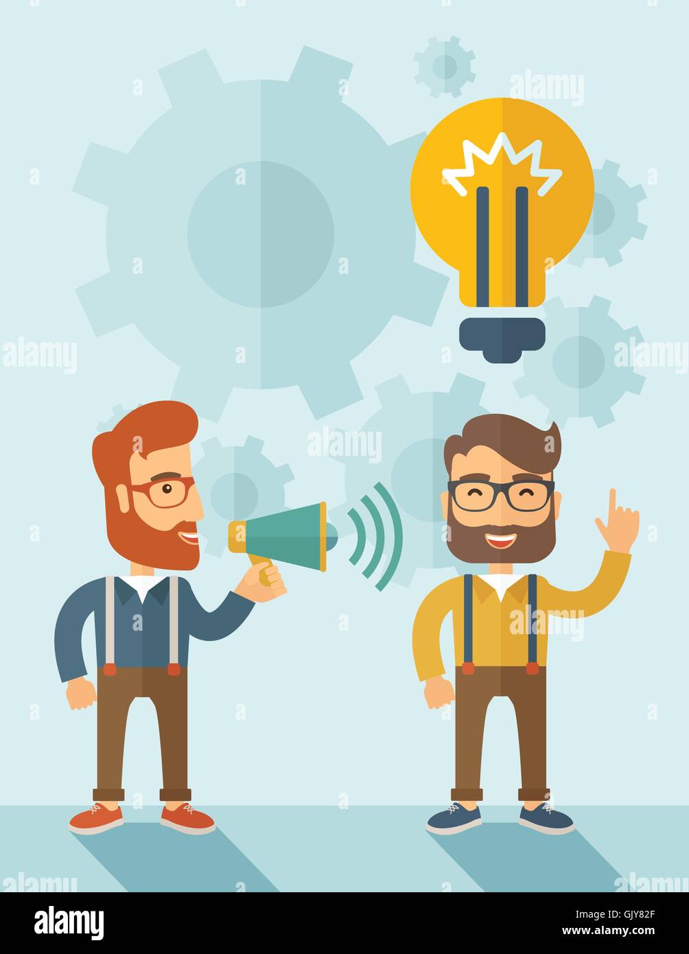 Happy good work Stock Vector Images - Alamy