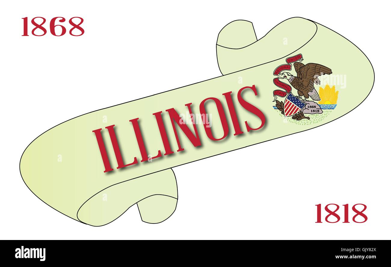 Illinois state flag hi-res stock photography and images - Alamy