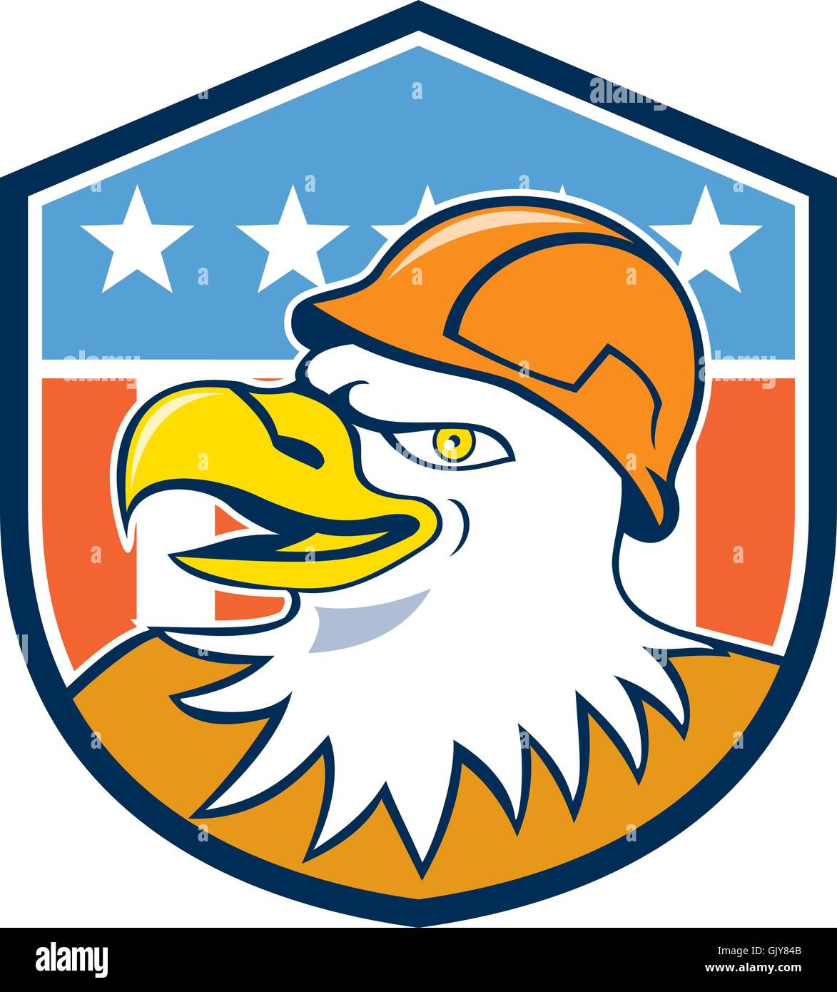 Worker eagle Stock Vector Images - Alamy