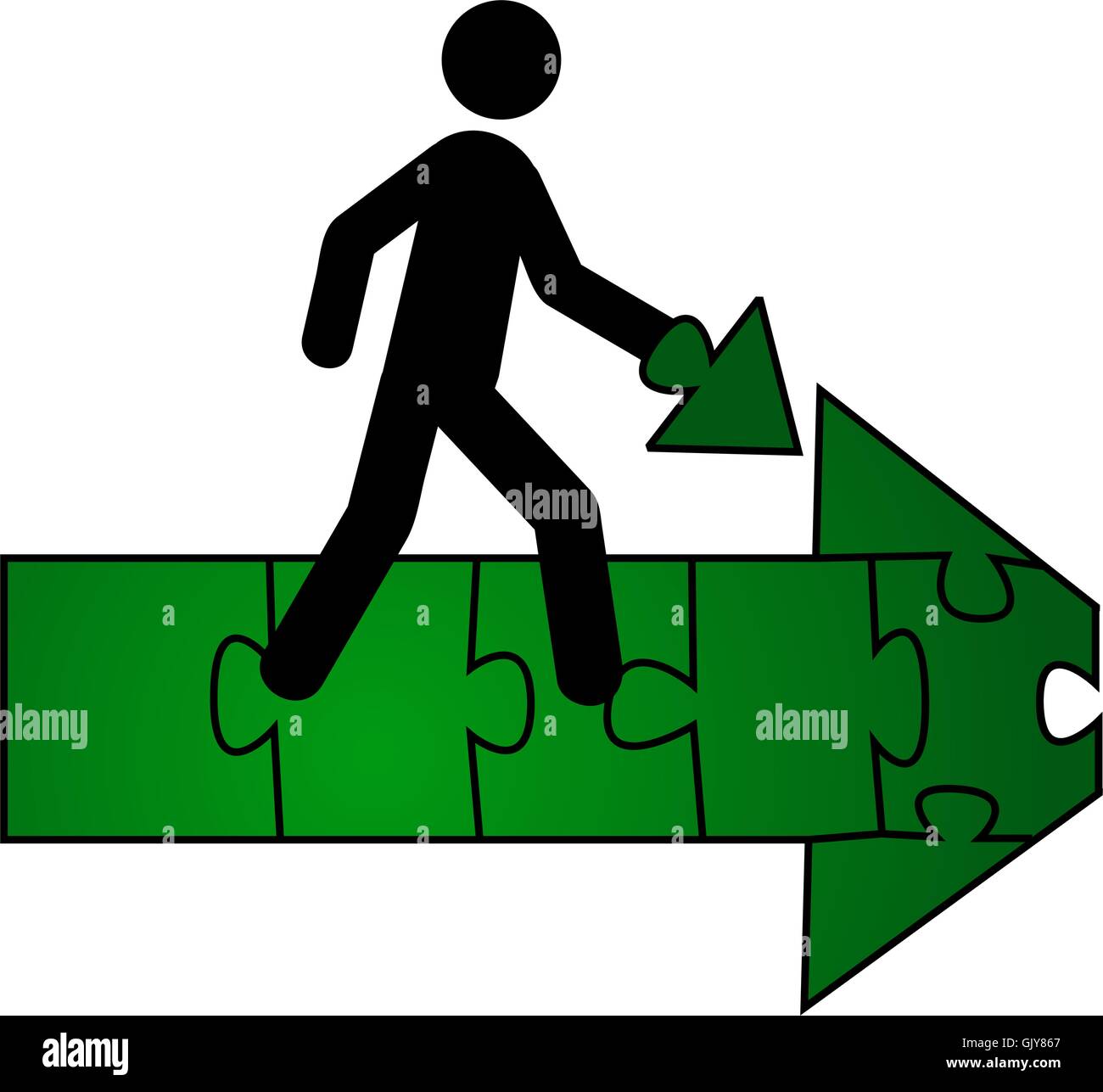 Missing arrow piece Stock Vector Image & Art - Alamy