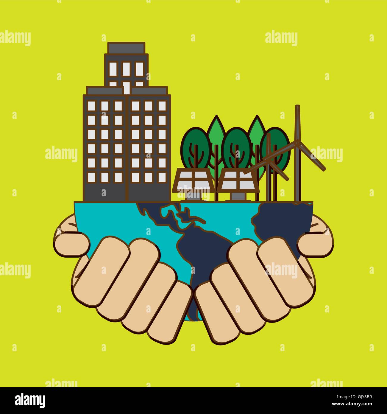 Save world design, vector illustration Stock Vector Image & Art - Alamy