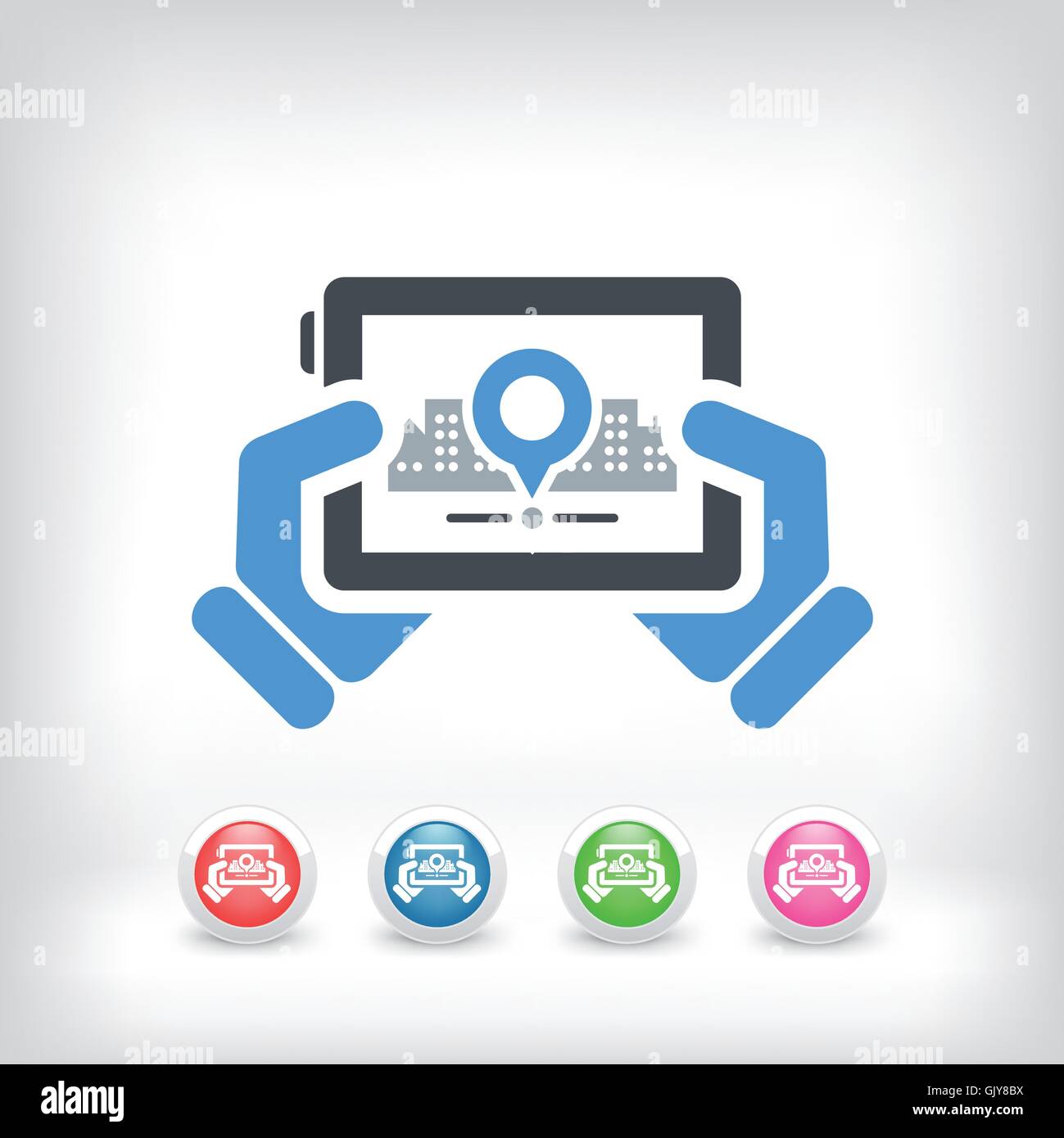 City map icon Stock Vector Image & Art - Alamy