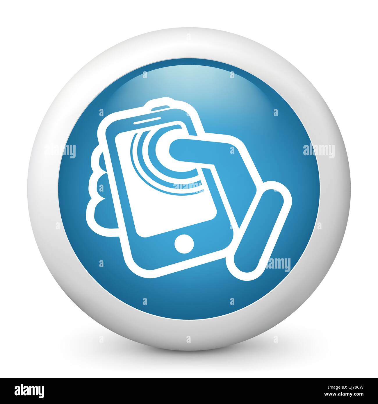 Multitouch screen Cut Out Stock Images & Pictures - Alamy
