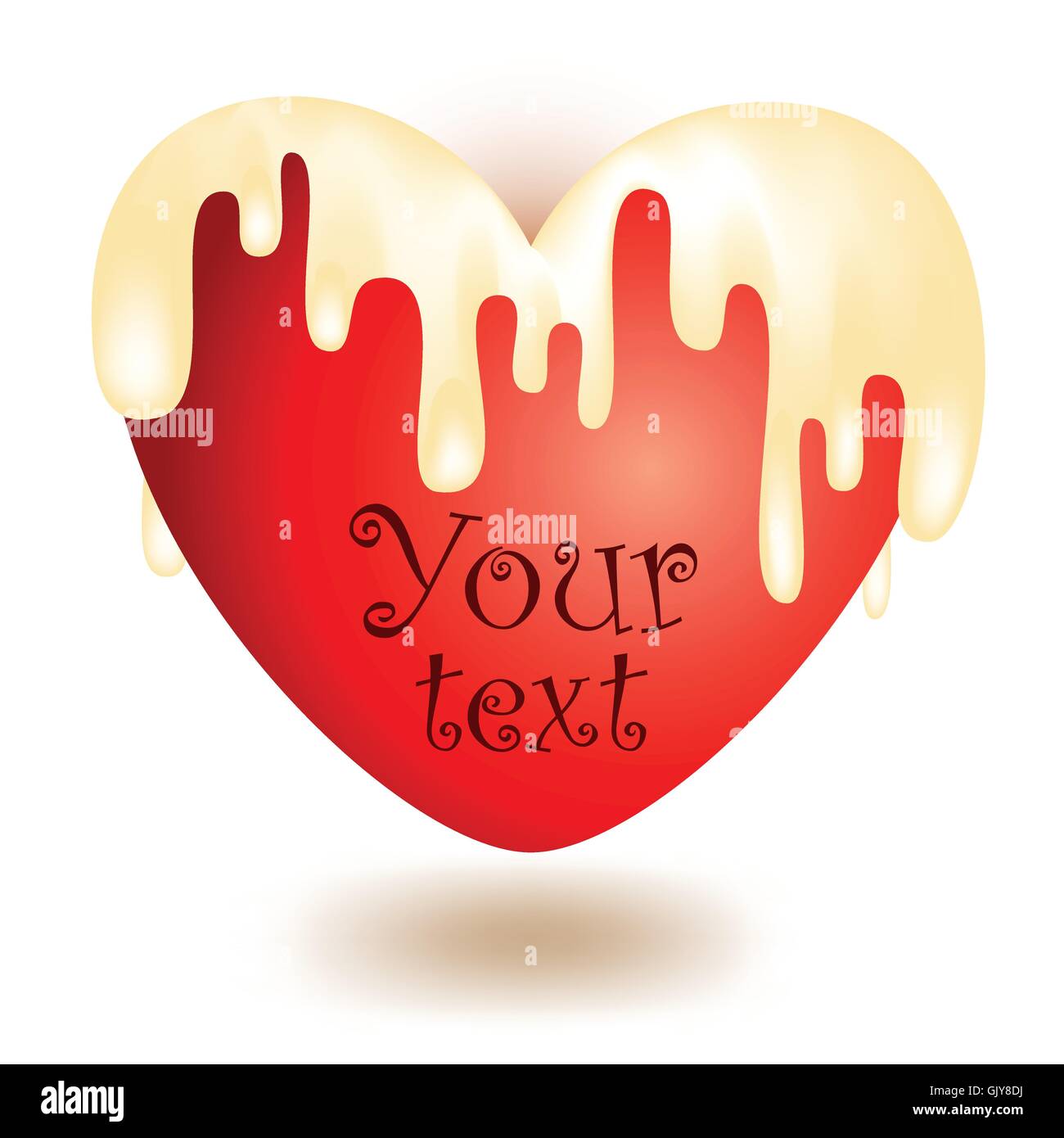 Heart melting Cut Out Stock Images & Pictures - Alamy
