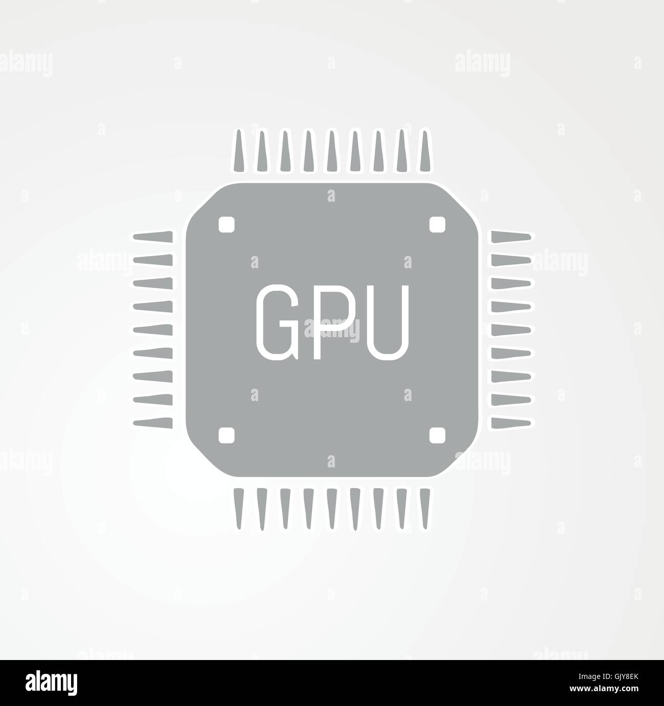 Gpu Unit Stock Vector Images Alamy