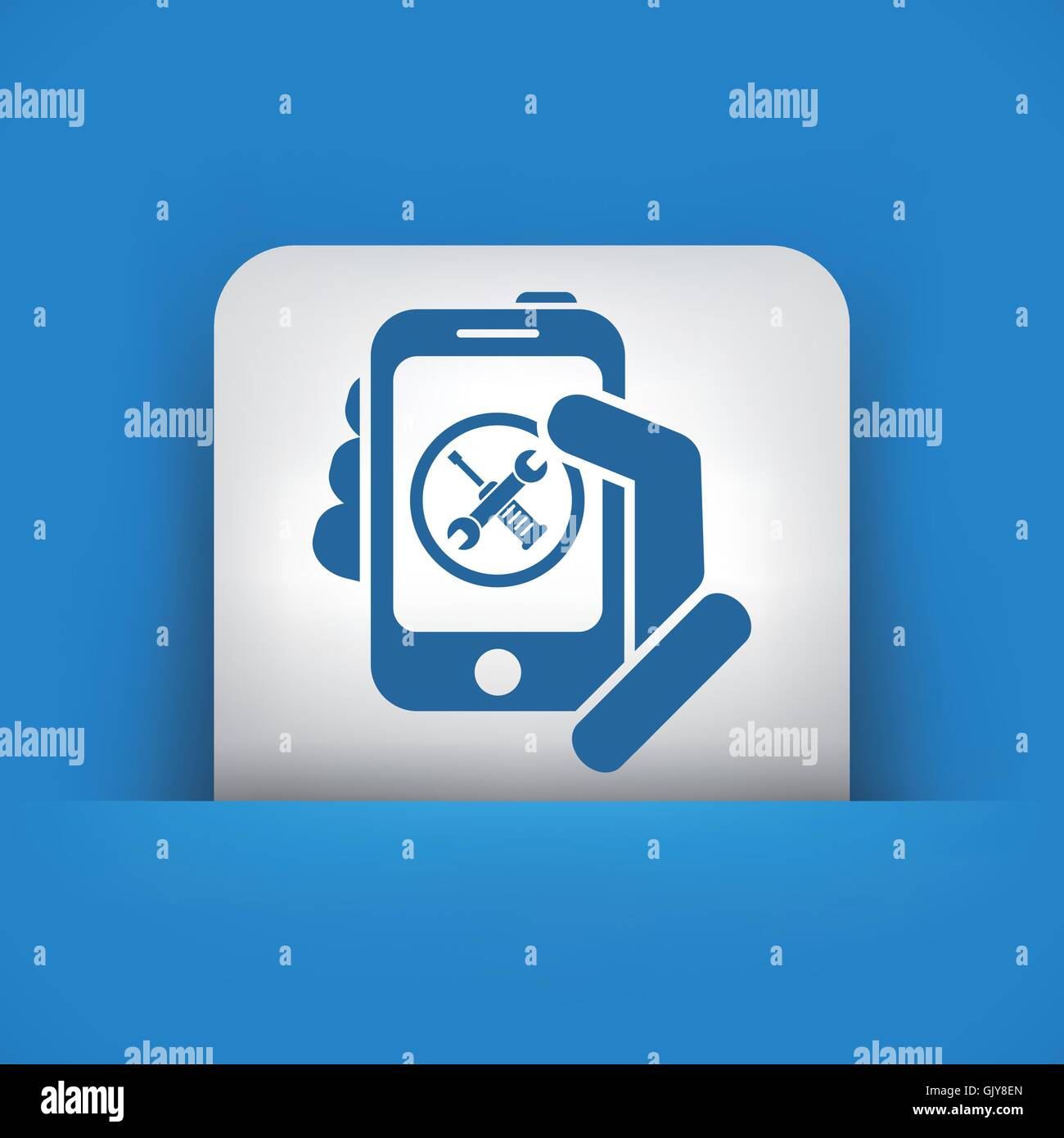Smartphone setting icon Stock Vector Image & Art - Alamy