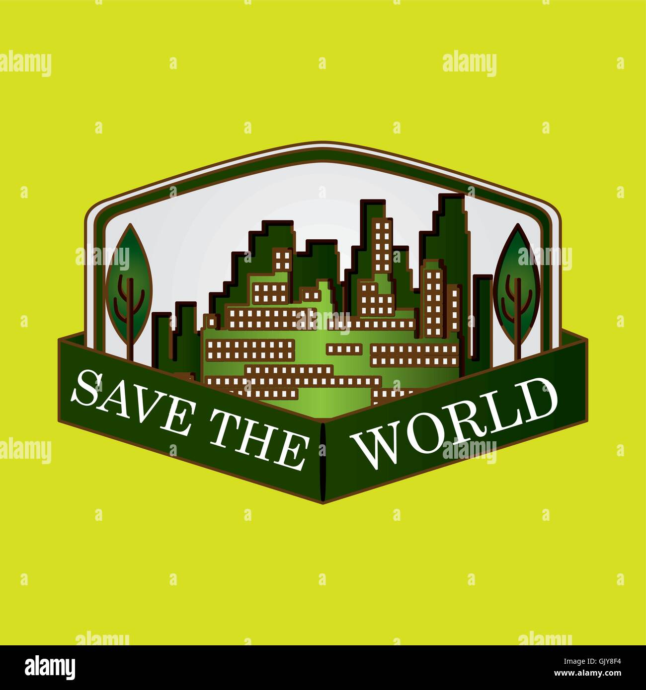 Save world design, vector illustration Stock Vector Image & Art - Alamy