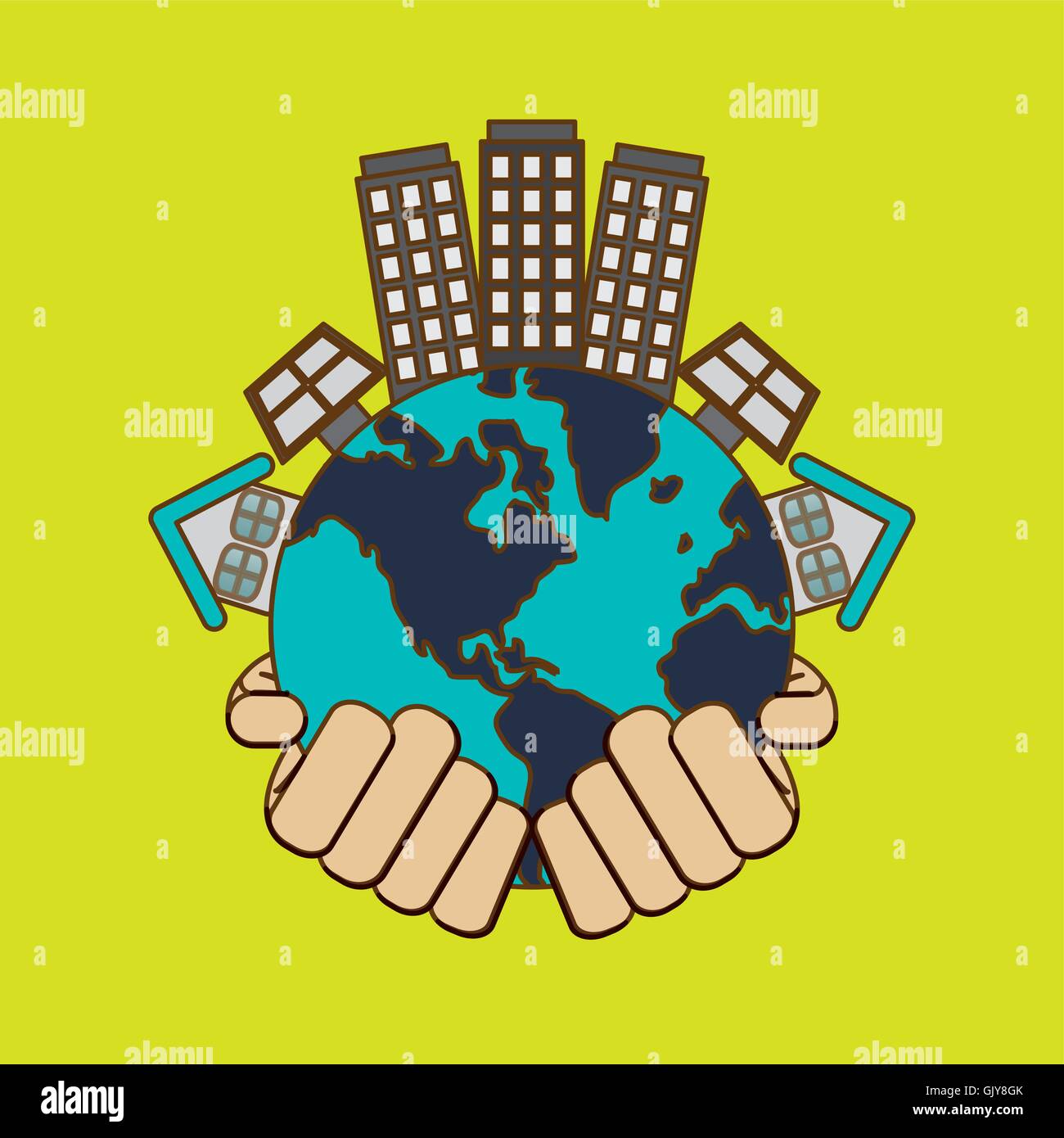 Save world design, vector illustration Stock Vector Image & Art - Alamy