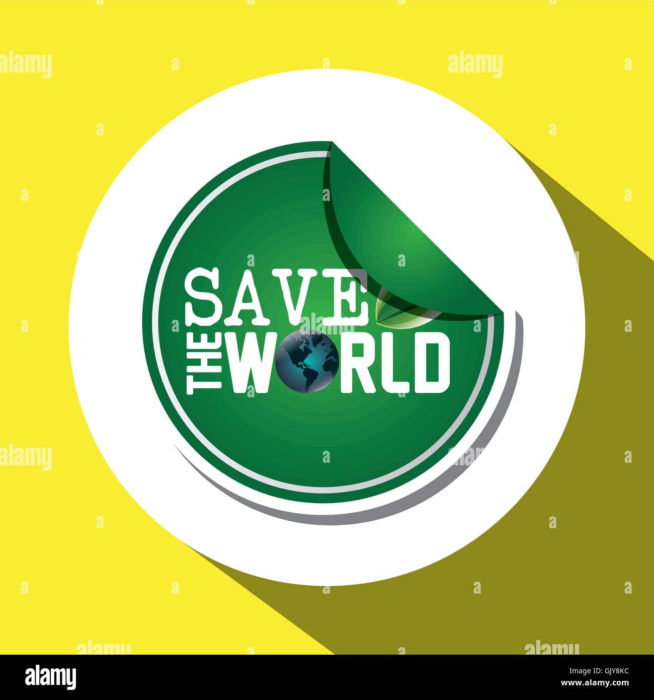 Save world design, vector illustration Stock Vector Image & Art - Alamy