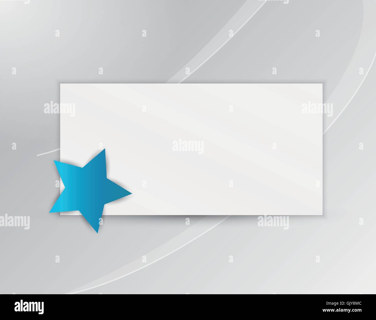 star with blank paper Stock Vector Image & Art - Alamy