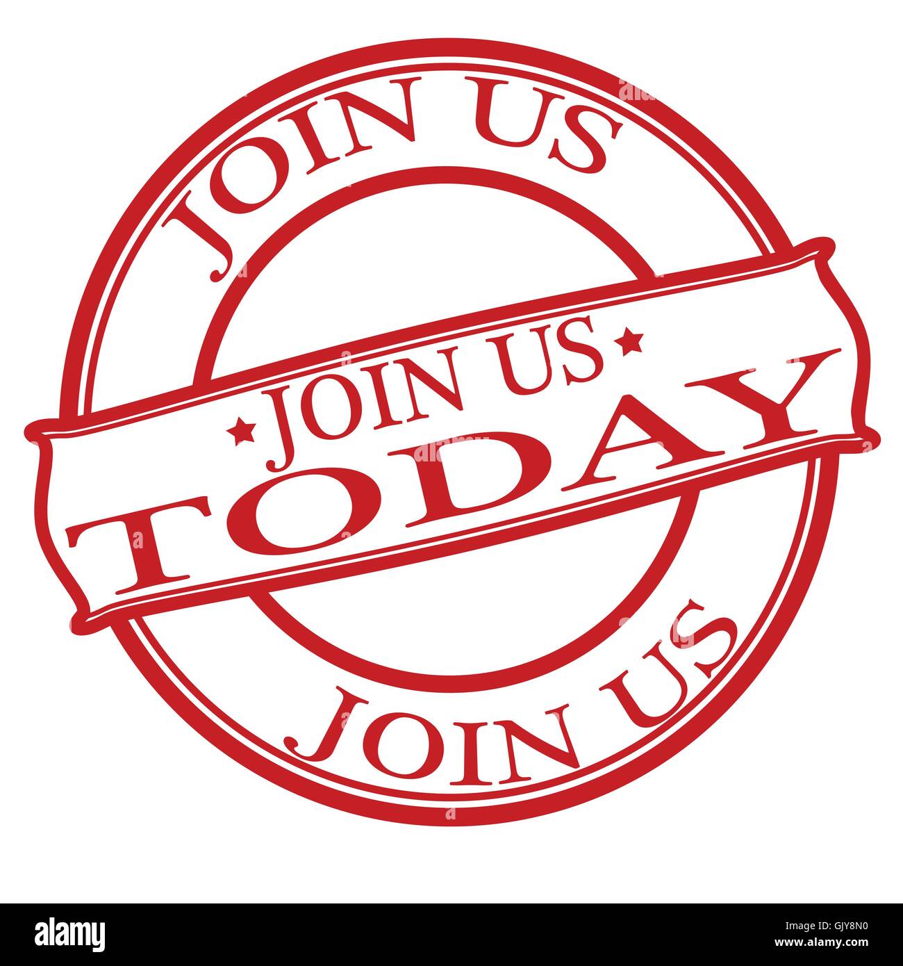 Join now stamp Stock Vector Images - Alamy