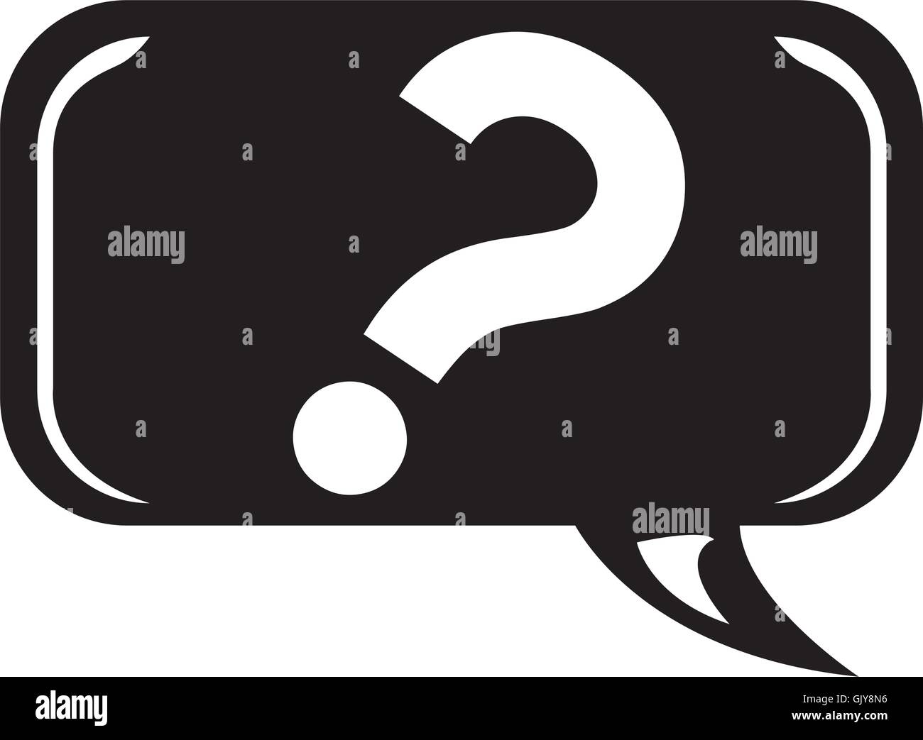 3d white question mark Stock Vector Images - Alamy