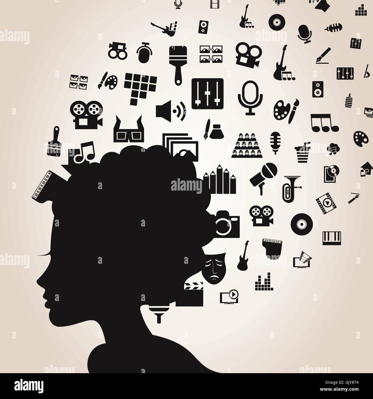 Book decoration art Stock Vector Images - Alamy