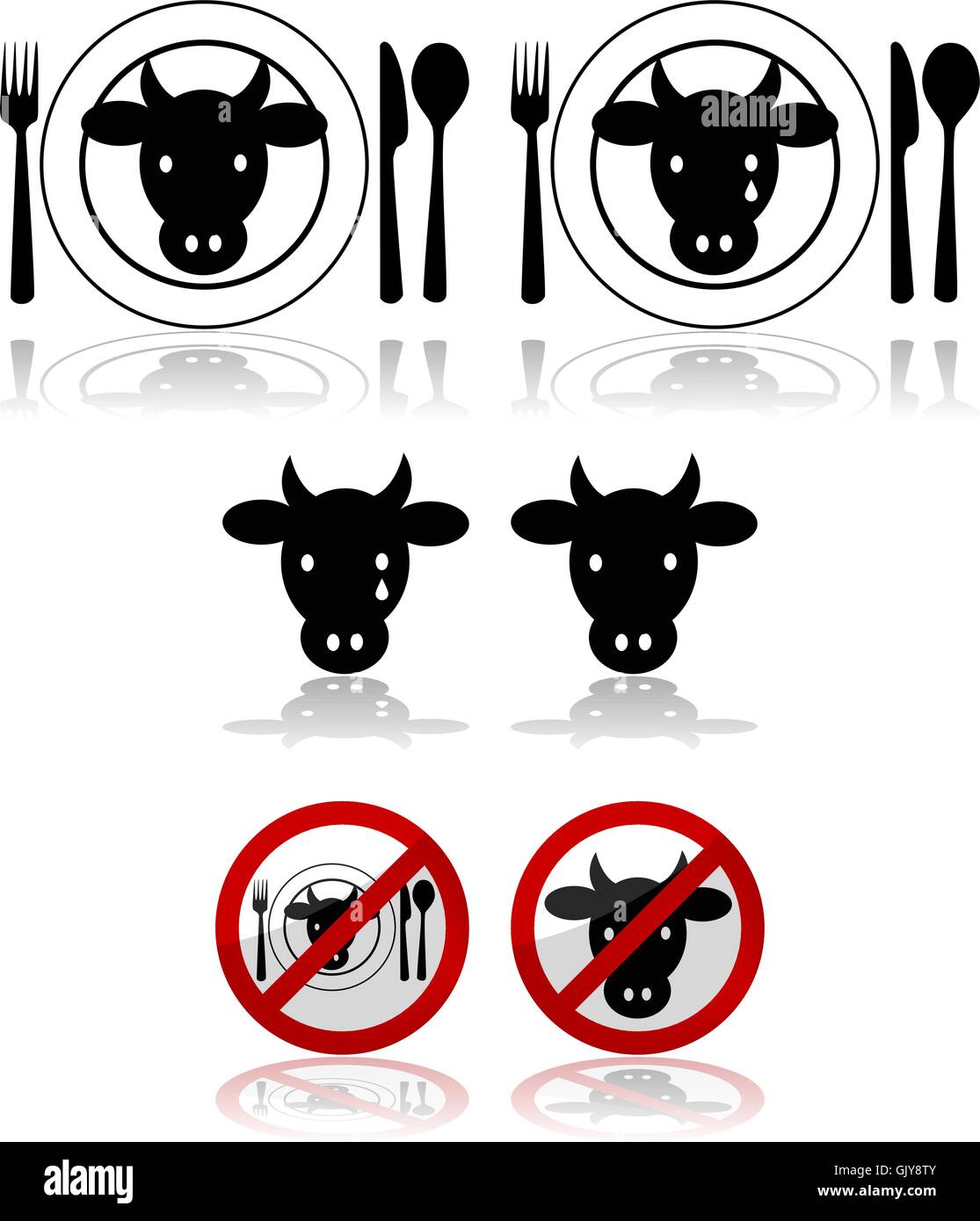 Beef protein Stock Vector Images - Alamy