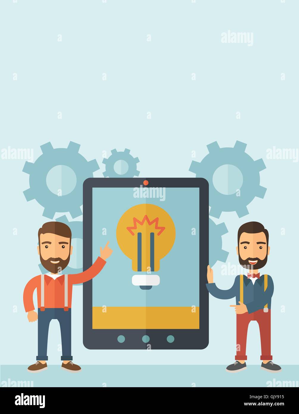 Using ipad Stock Vector Images - Alamy