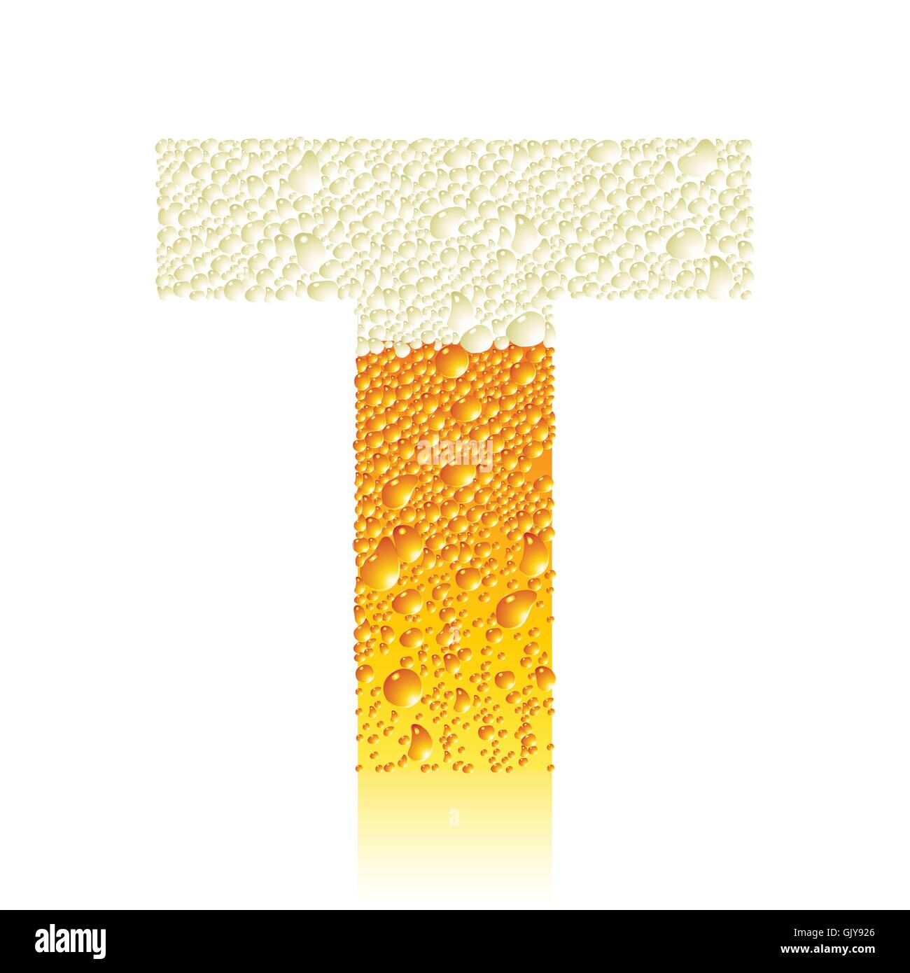 T bar beer font Cut Out Stock Images & Pictures - Alamy