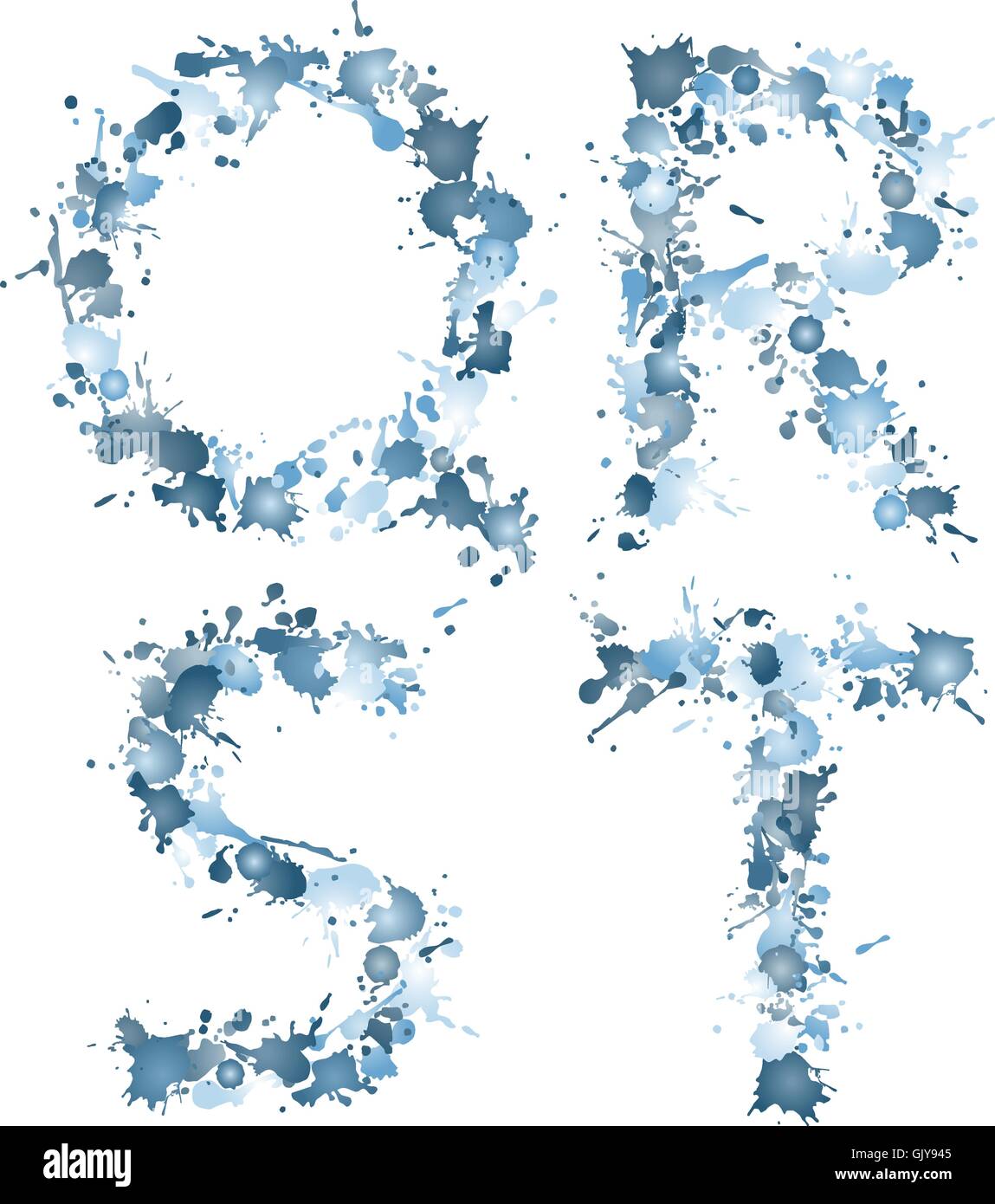 R splash Stock Vector Images - Alamy