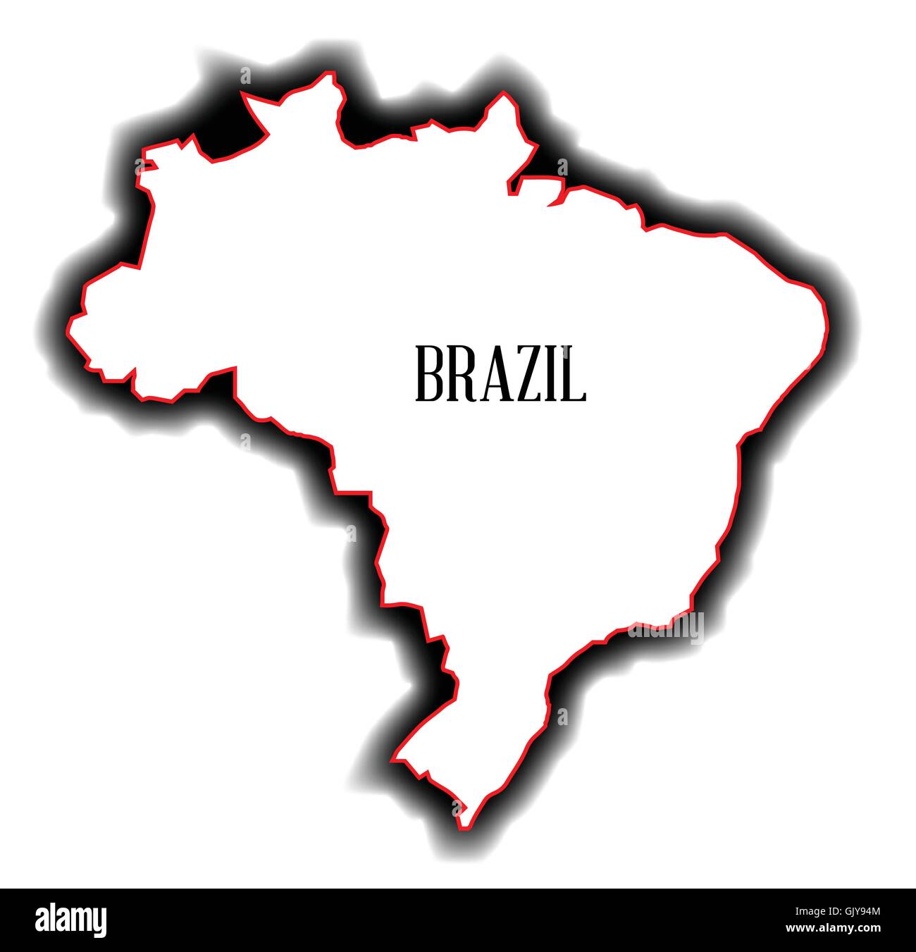 Brazilian map hi-res stock photography and images - Alamy