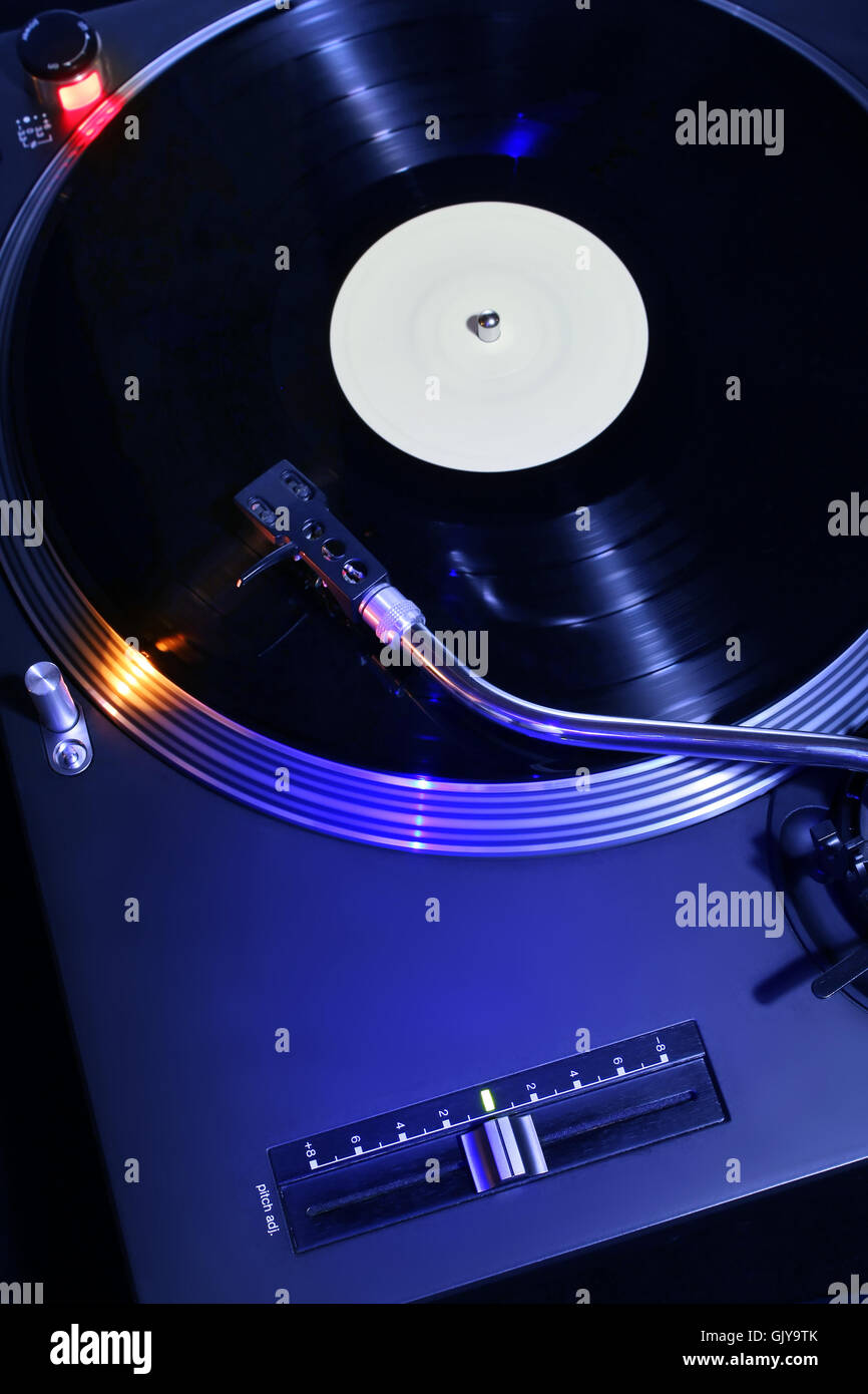 music turntable gramophone Stock Photo - Alamy